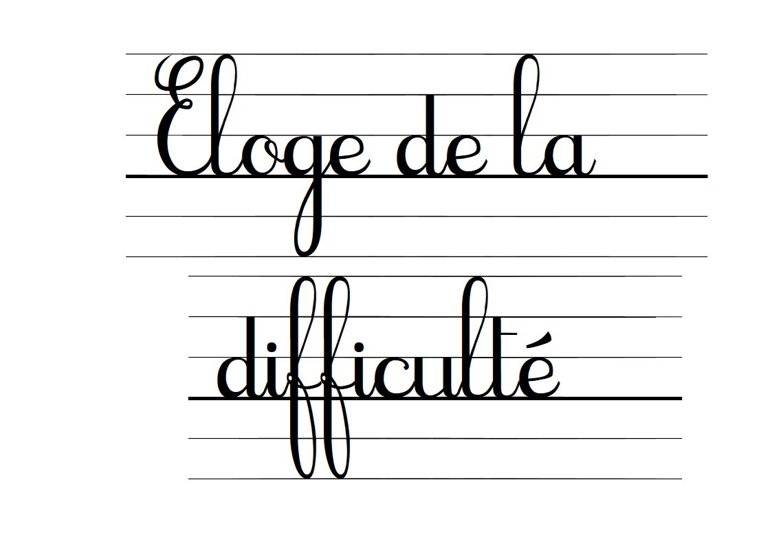 Éloge de la difficulté. - Lire, écrire et comprendre le français